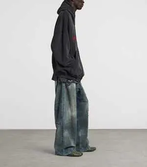 Balenciaga Cotton Dirac Formula Zip-up Hoodie