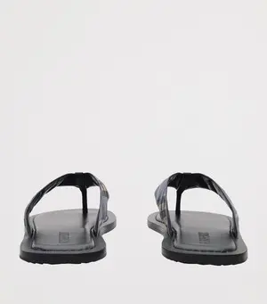 Burberry Pavilion Check Sandals - Blue