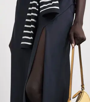 Claudie Pierlot Satin Maxi Dress - Blue