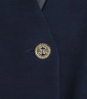Claudie Pierlot V-neck Tailored Jacket - Blue