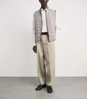 Corneliani Reversible Padded Gilet - Grey