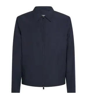 Corneliani Zip-up Jacket - Navy