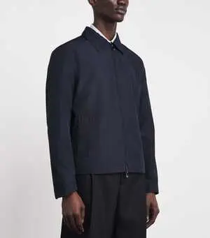 Corneliani Zip-up Jacket - Navy