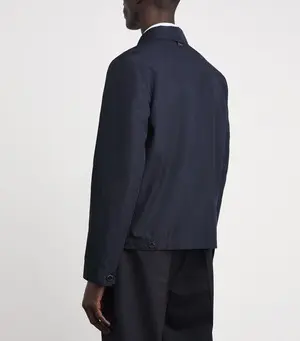Corneliani Zip-up Jacket - Navy