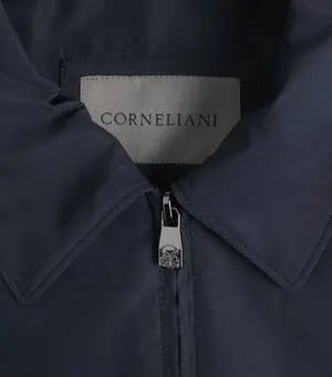 Corneliani Zip-up Jacket - Navy