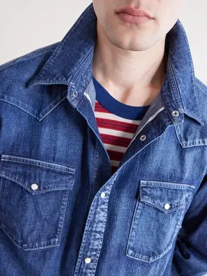 Visvim Denim Western Shirt - Blue