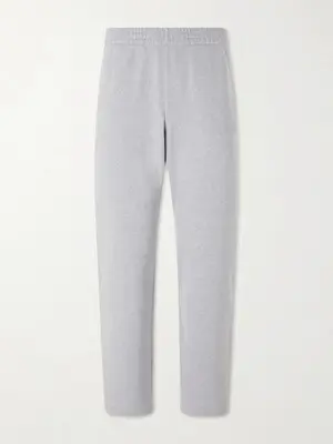 REMI RELIEF Straight-leg Cotton-jersey Sweatpants - Gray
