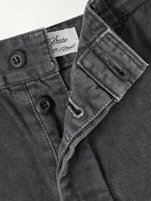 REMI RELIEF Straight-leg Cotton-twill Trousers
