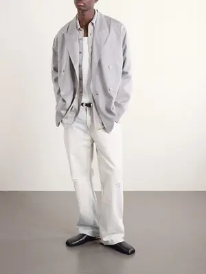 Our Legacy Halt Double-breasted Lyocell Blazer