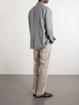 Our Legacy Industry Checked Grain De Poudre Blazer