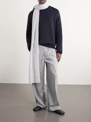 Our Legacy Leisure Straight-leg Pleated Trousers - Gray