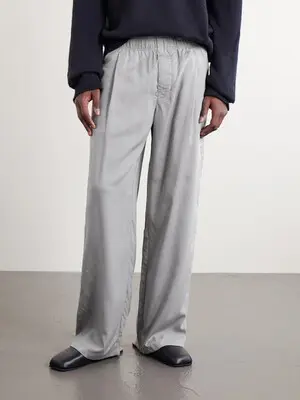 Our Legacy Leisure Straight-leg Pleated Trousers - Gray