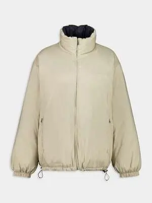Miu Miu Reversible Technical Down Jacket - Blue