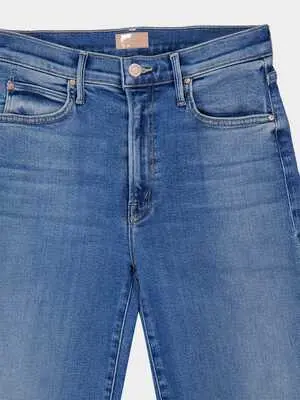 MOTHER The Kick It High-rise Straight Jeans - Blue