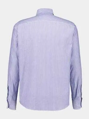 Valentino Garavani Vlogo Embroidered Cotton Shirt