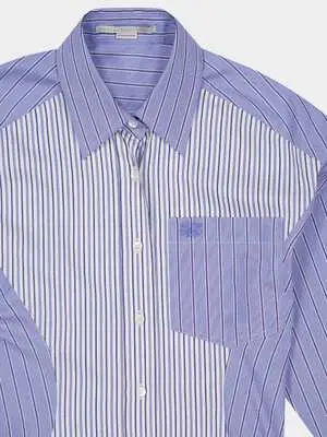 Stella McCartney Light Mixed Stripe Mini Dress - Blue