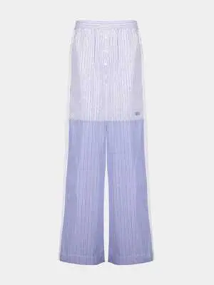 Stella McCartney Striped Wide-leg Trousers