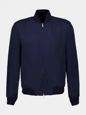 BOGLIOLI Lyocell Bomber Jacket