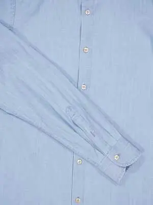Boglioli Light Regular Fit Cotton Shirt - Blue
