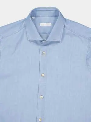 Boglioli Light Regular Fit Cotton Shirt - Blue