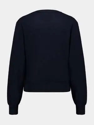 LISA YANG Greer Knitted Cashmere Sweater - Blue