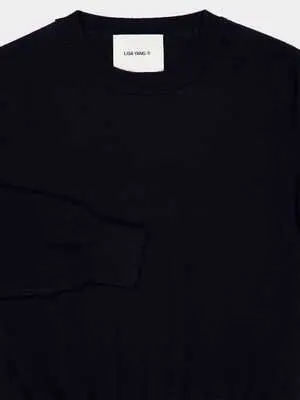 LISA YANG Greer Knitted Cashmere Sweater - Blue
