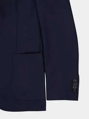 Boglioli Virgin Wool Two-button Blazer - Blue