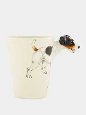 BLUE WITCH Jack Russell Coffee Mug - Blue