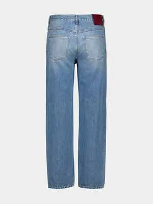 Gucci Light Slim Fit Denim Jeans - Blue
