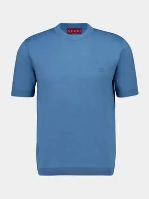 Gucci Cotton Short-sleeve T-shirt - Blue