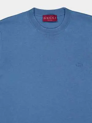 Gucci Cotton Short-sleeve T-shirt - Blue
