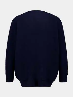 LISA YANG Kenny Cashmere V-neck Sweater - Blue