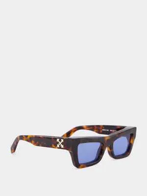 Off-White Charleston Classic Havana Sunglasses - Blue