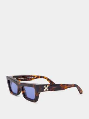 Off-White Charleston Classic Havana Sunglasses - Blue