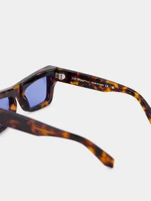 Off-White Charleston Classic Havana Sunglasses - Blue