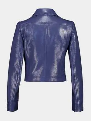 COURREGES Dusk Reedition Vinyl Jacket - Blue