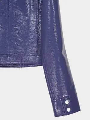 COURREGES Dusk Reedition Vinyl Jacket - Blue