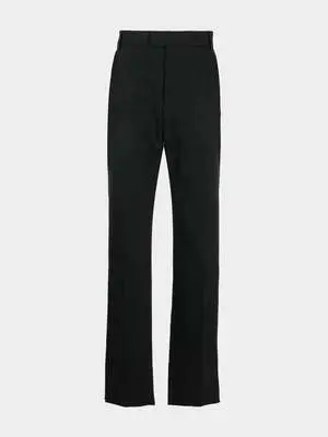 Alexander McQueen Classic Straight Trousers - Black