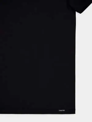 TOM FORD Cotton Crewneck T-shirt - Black
