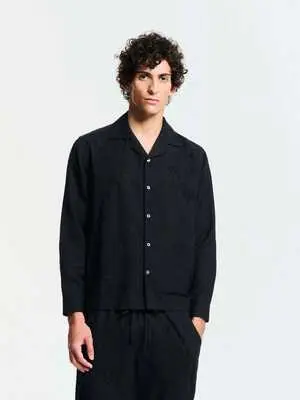 BAZISZT Dark Celeste Shirt - Black