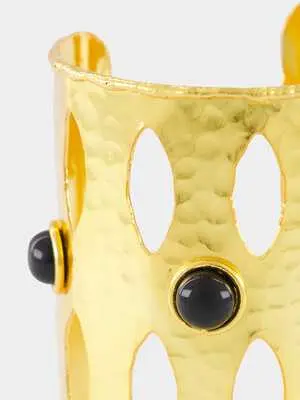 Sylvia Toledano Cuff With Onyx Detailing