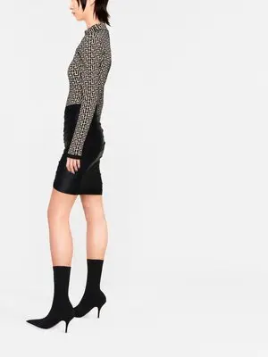 Balenciaga Slim Fit Mini Skirt