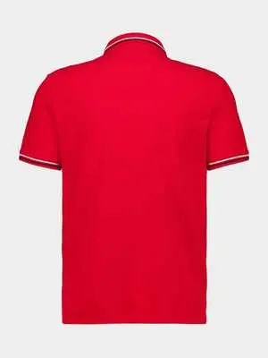 Valentino Garavani Piqué Polo With Vlogo Patch
