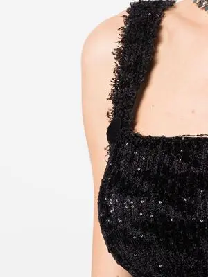 Balmain Tweed Crop Top