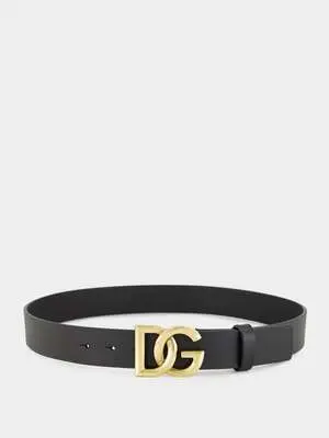 Dolce & Gabbana Leather Belt - Black