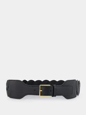 Altuzarra Skinny Braid Belt - Black