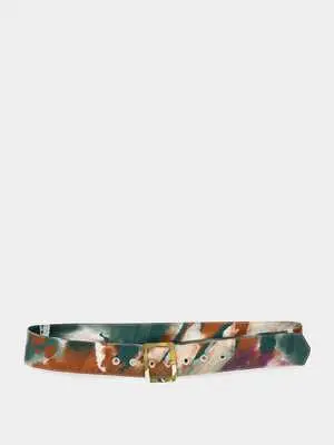 PAULA Vera Ocotillo Print Linen Maxi Dress