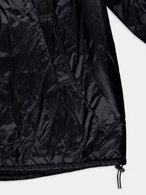 Saint Laurent Logo-embroidered Anorak - Black