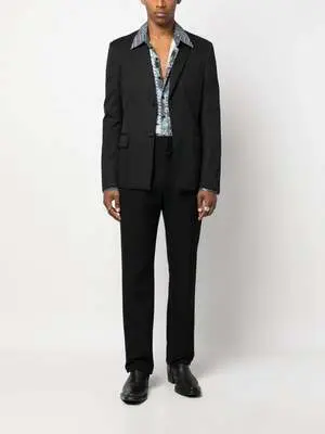 Off-White Single-breasted Wool Blazer