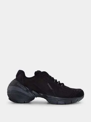 Givenchy Tk-mx Runner Suede Sneakers - Black